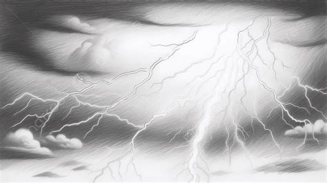 Lightning Storm Drawing Lightning Storm Drawing