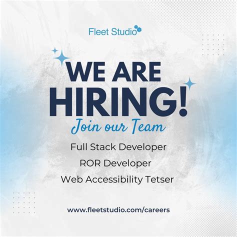 Hiring Fullstackdeveloper Rordeveloper Webaccessibilitytester