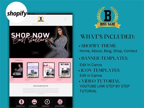Shopify Theme Author Website Template Website Template Shopify Shopify 20 Themes Ecommerce