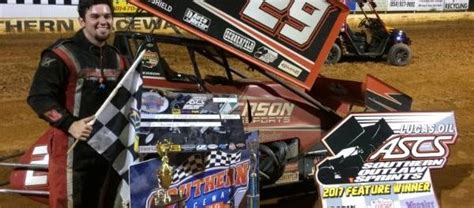 Kyle Amerson Slides To Southern Raceway Glory With Ascs Southern Outlaw Sprints
