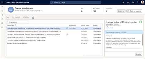 电子报告 er 扩展格式查找 finance and operations dynamics 365 microsoft learn
