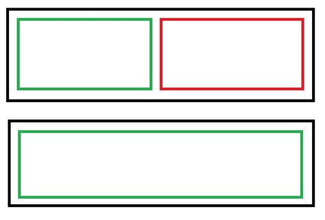 Html Как разметить два Div блока так чтобы если второй не появляется