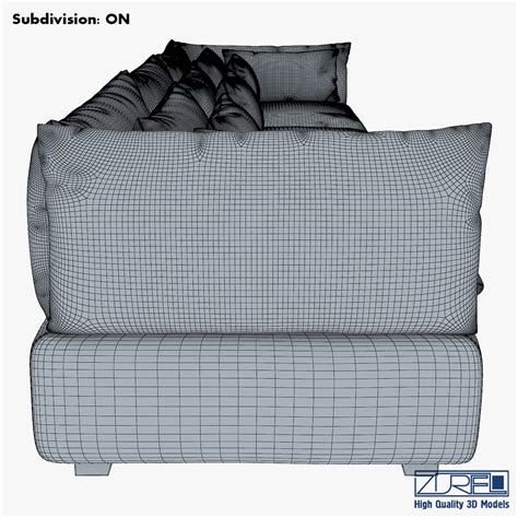 3d grase sofa model turbosquid 1211605