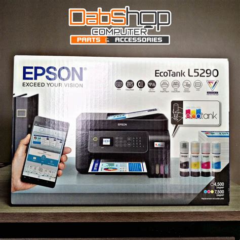 Epson Ecotank L5290 A4 Wi Fi All In One Ink Tank Printer With Adf