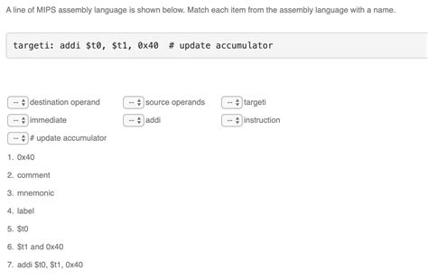 Solved Match The Stage Name From The 5 Stage MIPS Execution Chegg Com