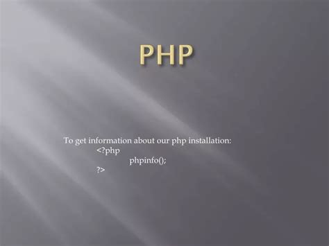 Ppt Php Powerpoint Presentation Free Download Id1679056