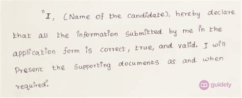 Ibps Rrb Handwritten Declaration 2023 Form Size And Format Pdf