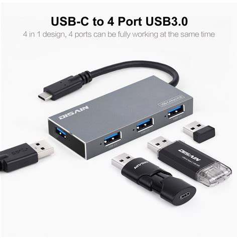 Usb 3 0 5gbps 4 Docking Station Usb C Splitter Für Vicedeal