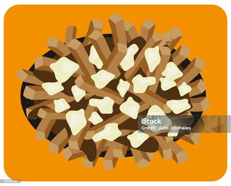 푸틴 퀘벡 캐나다 식요리 감자 튀김 치즈 커드 그레이비 벡터 일러스트레이션 커드 치즈에 대한 스톡 벡터 아트 및 기타 이미지 커드 치즈 프렌치 프라이 Comfort