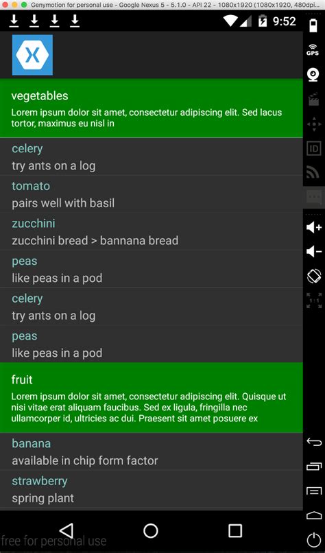 Xamarin Listview Groupheadertemplate With Fixed Height On Ios Stack