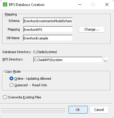 Creating The RPS Database