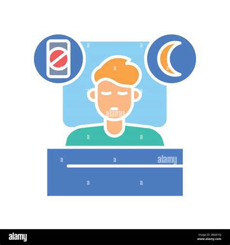 Sleep Optimization Color Glyph Icon For Digital And Print Projects Minimal Clean Icons For Apps