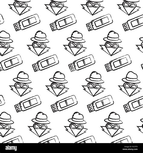 Grunge Usb Memory And Hacker Thief Background Stock Vector Image Art Alamy