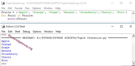 python tuple