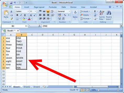 Make All Letters Caps In Excel