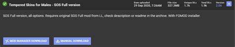 sos not working technical support skyrim special edition loverslab