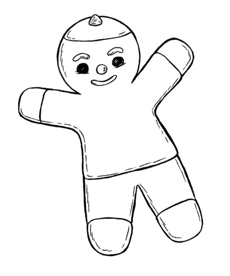 How To Draw A Gingerbread Man 5 Easy Steps The Graphics Fairy