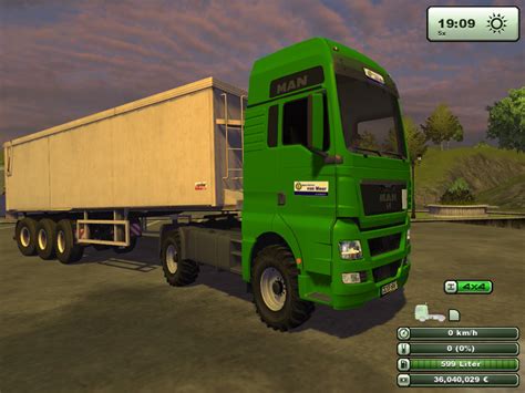 FS TGX agricultural v MAN Mod für Farming Simulator