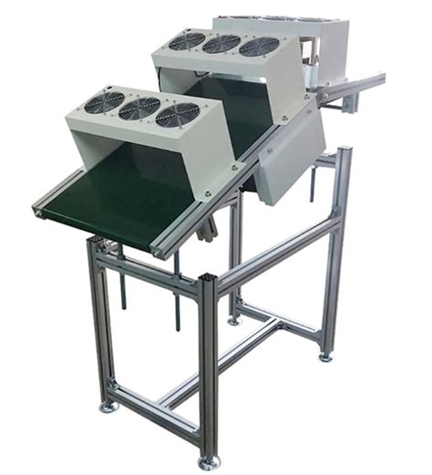 Single Phase Pcb Belt Conveyor For Wave Soldering Dip Outfeed