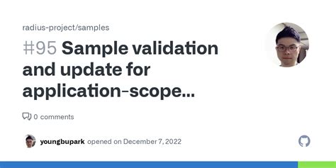 Sample Validation And Update For Application Scope Namespace · Issue 95 · Radius Project