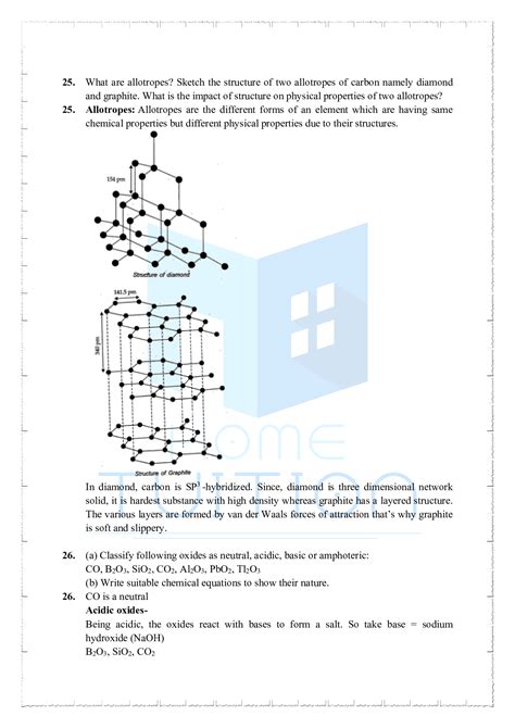 Ncert Solutions For Class 11 Chemistry Chapter 11 The P Block Elements Ncert Solutions For Class 11 Chemistry Chapter 11 The P Block Elements