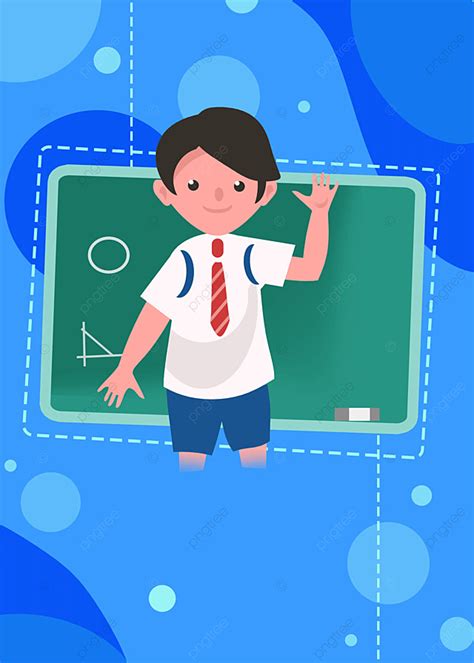 Blue Cute Boy Background Wallpaper Image For Free Download Pngtree