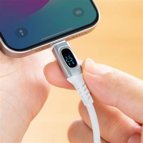 Pd電力表示機能付き Usb Type Cケーブル（usb Pd100w対応・e Marker搭載・1m・やわらかシリコンケーブル・usb2 0・充電・データ転送・スマホ タブレット・ホワイト