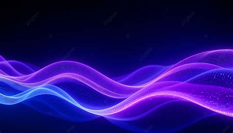 Abstract Blue Purple Neon Wavy Background Blue Purple Neon Wavy