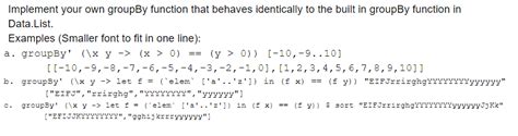 implement your own groupby function that behaves