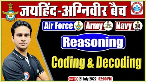 Coding And Decoding Reasoning Tricks Coding And Decoding For Airforce Agniveer Reasoning Classes