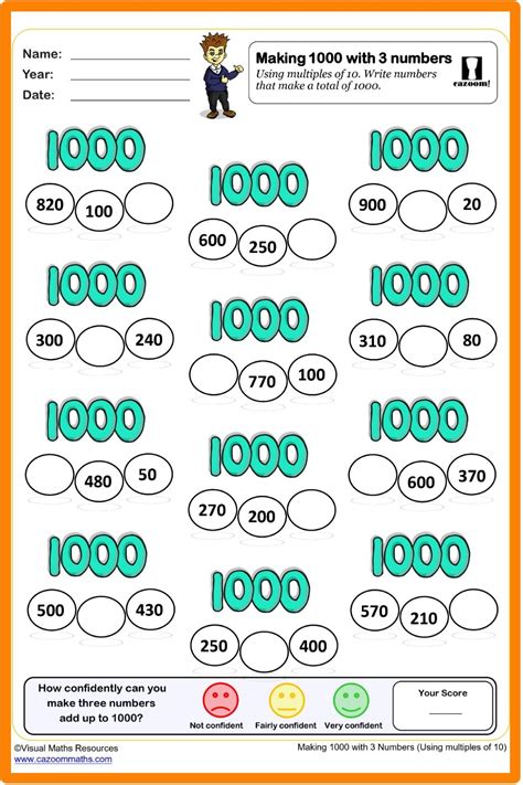 Making 1000 With 3 Numbers Using Multiples Of 10 Artofit Making 1000 With 3 Numbers Using Multiples Of 10 Artofit