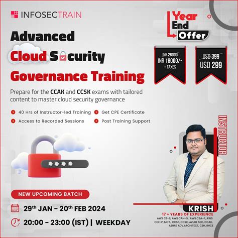 infosec train on linkedin cloudsecuritytraining advancedgovernance