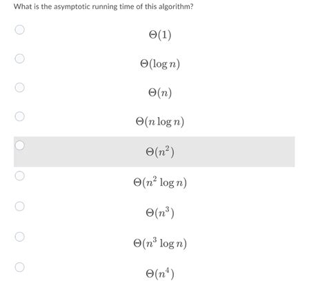 Solved Consider The Following Algorithm Algorithm Xint N