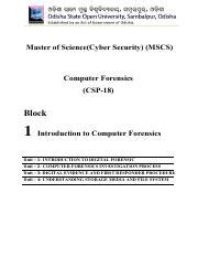 Block Digital Forensic Final Pdf Master Of Science Cyber Security MSCS Computer Forensics