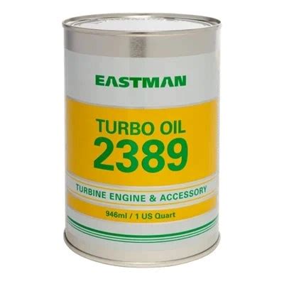 Eastman Turbo Oil 2389 1usq Can Mil Prf 7808m Grade 3