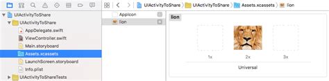 ios Swift에서 UIActivityViewController와 텍스트 또는 이미지를 공유하는 기본 예제 리뷰나라