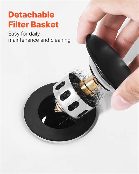 Vevor Pop Up Vessel Sink Drain 079 Lbs 036 Kg 1 Set