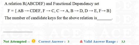 databases ace test series