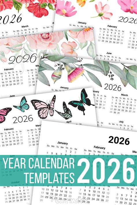 Free 2026 Printable Calendar