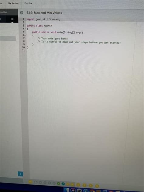 solved practice exercise 4 1 9 max and min values points in