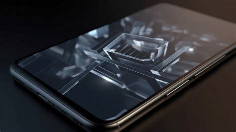 mobile phone 3d displaying video player screen through rendering