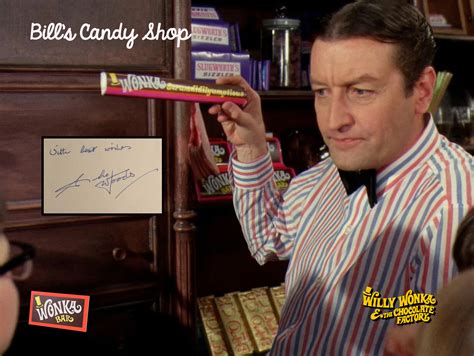 Bill The Candy Man Custom 12×16 “willy Wonka” Mat Designs For Aubrey Woods Cut Autograph