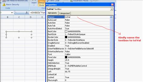 VBA EXCEL Automatically Change And Increment The Value Of An Activex Textbox Based From A Cell