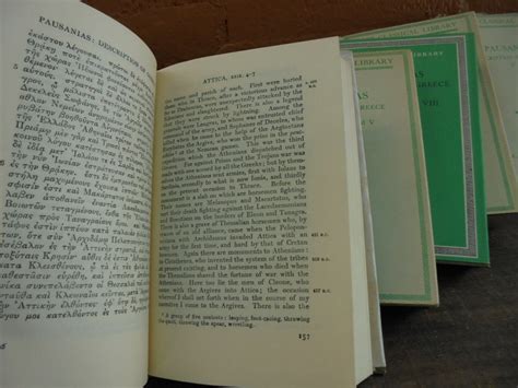Pausanias Description Of Greece I V 5 Volumes Loeb Classical Library