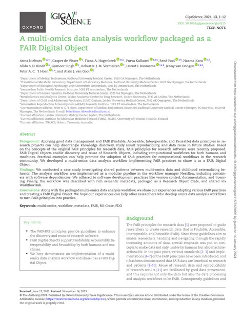 pdf a multi omics data analysis workflow packaged as a fair digital