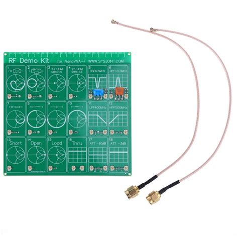 Rf Demo Kit For Nanovna Vna Rf Test Board Vector Network Test Filter
