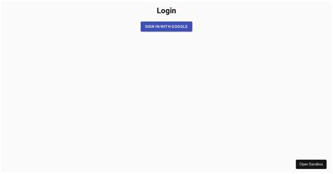 Orbital React AddGoogleAuth Codesandbox
