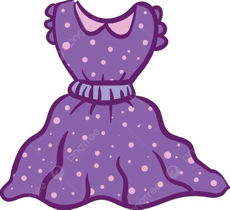 A Purple Dress Vector Or Color Illustration Beautiful Illustration