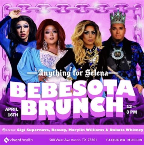 Selena Themed Drag Brunch In Austin At Taquero Mucho