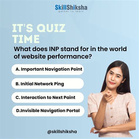 Skill Shiksha On Linkedin Onlinelearningplatform Learnonline Quiztime Corewebvitals